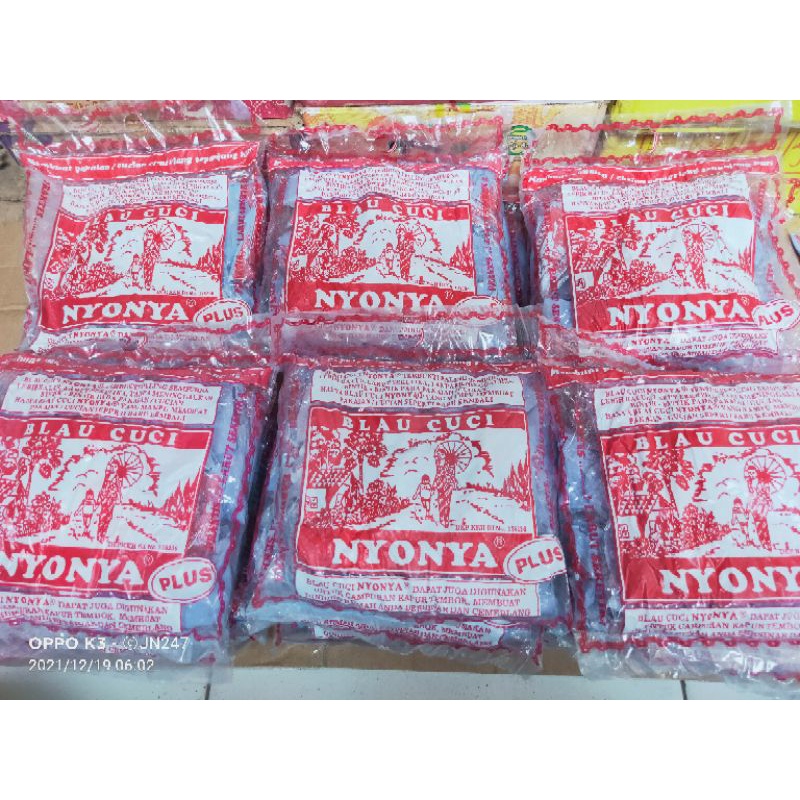 Jual Bulao Cap NYONYA atau Blau Cuci Cap NYONYA Plus isi 30 Sachet ...