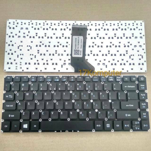 Jual Keyboard Laptop Acer E14 ES1-432 ES1-422 ES1-420 Hitam | Shopee ...