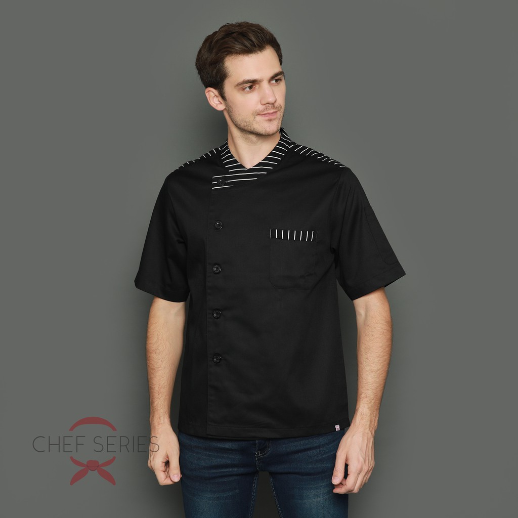 Jual Chef Series Universal STRIPE Series Tangan Pendek Baju Koki ...
