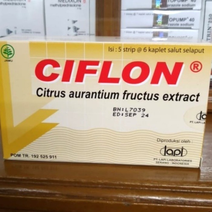 Jual CIFLON Tablet isi 30 TABLET terapi hemoroid dan hemoroid akut ...