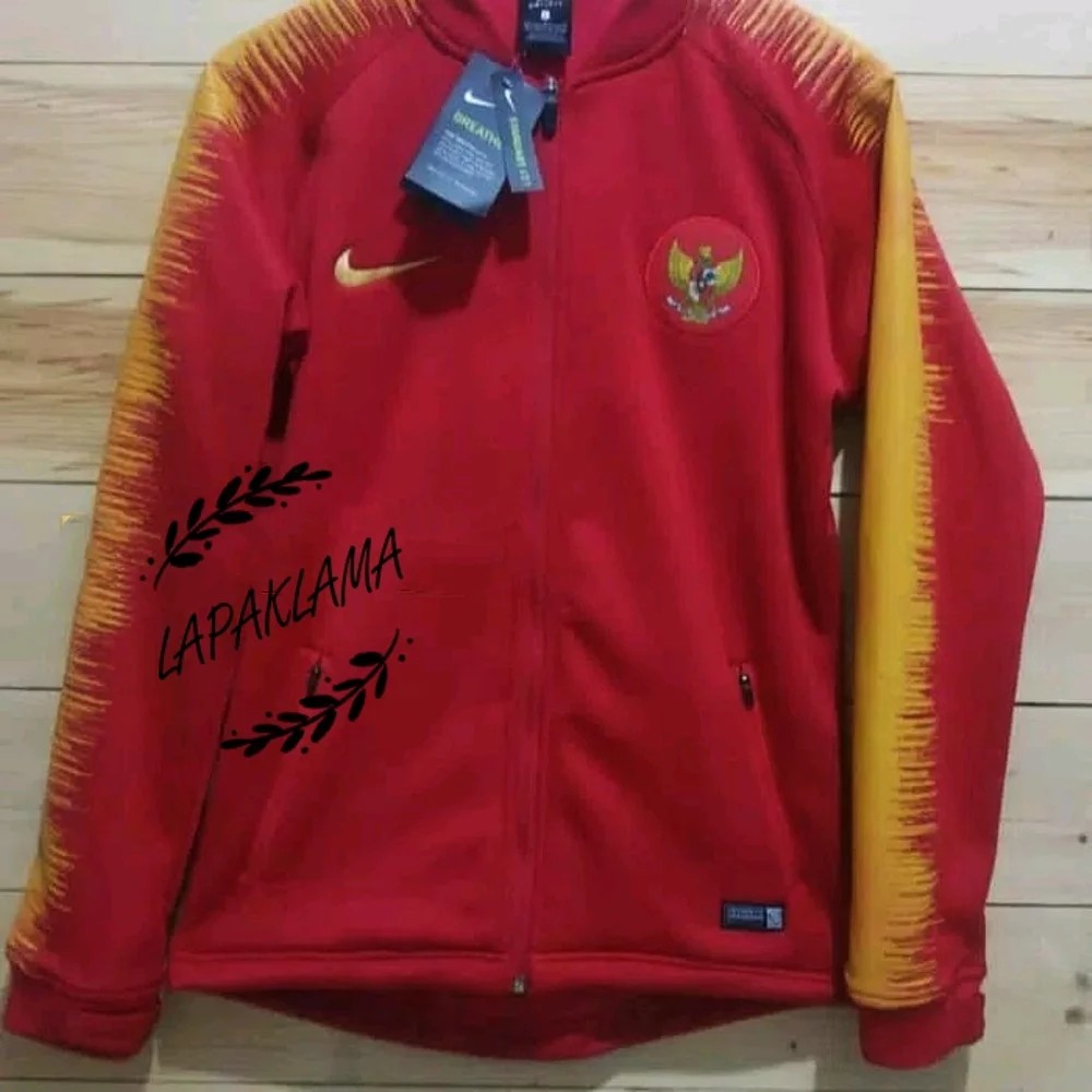 Jual JAKET TIMNAS INDONESIA NIKE 2018 GRADE ORIGINAL HOME JAKET JERSEY ...