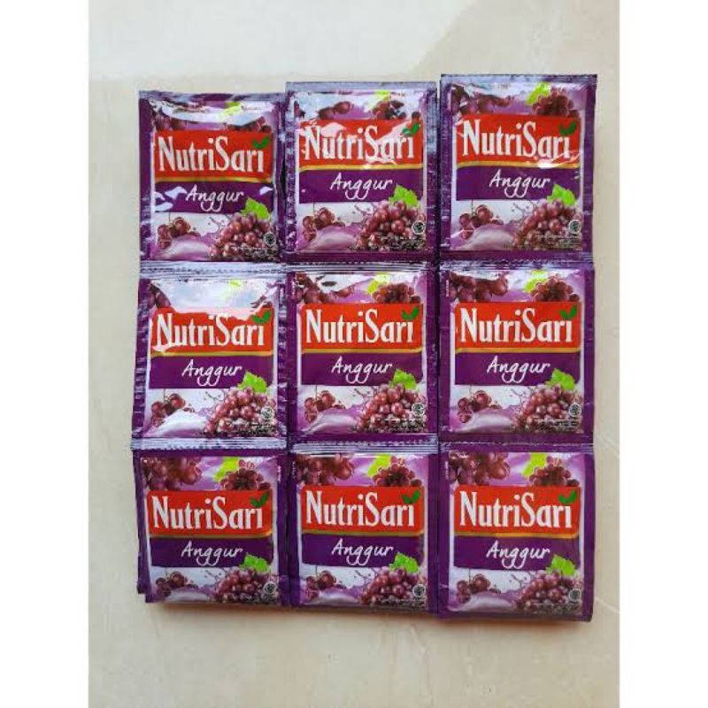 Jual Nutrisari Anggur 10 sachet | Shopee Indonesia
