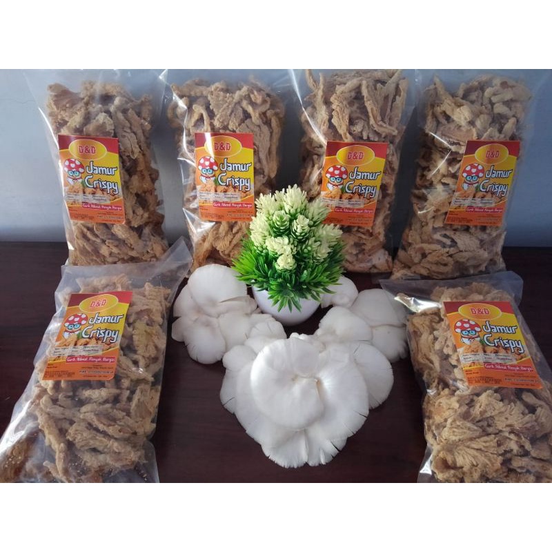 Jual Keripik Jamur, Jamur Crispy 140gr | Shopee Indonesia