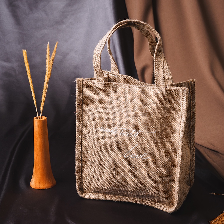 Jual Souvenir Tas Karung Goni Custom Handmade Bordir - Hampers Lebaran ...
