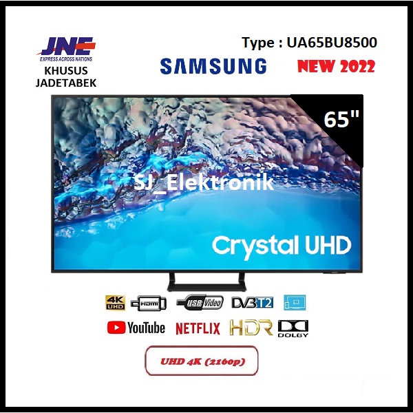 Jual LED TV Samsung 65 Inch UA65BU8500 - 65BU8500 Smart Crystal UHD 4K | Shopee Indonesia
