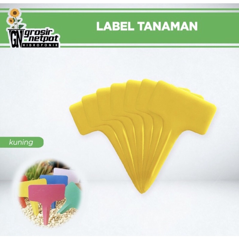 Jual isi 100pcs - PENANDA LABEL NAME TAG TANAMAN HIAS PLANT LABEL MARKER SEMAI BENIH BIBIT ...