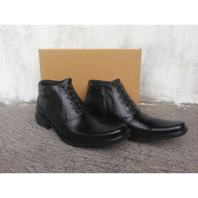 Jual Sepatu PDH Security/Satpam/Polisi Kulit Asli | Shopee Indonesia