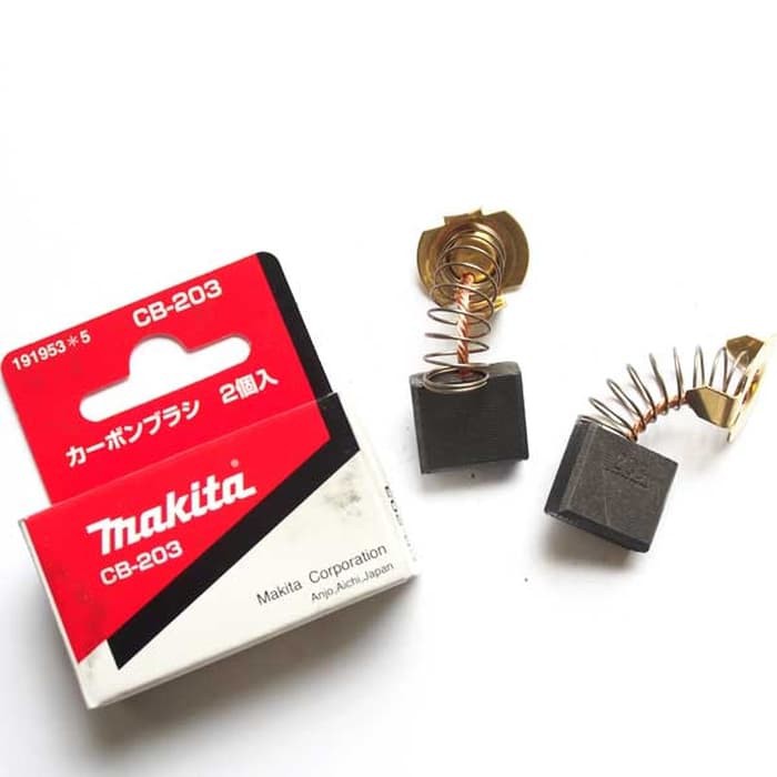 Jual Carbon Brush Makita CB 203A/CB203A Untuk Mesin profil,Cutting dll | Shopee Indonesia