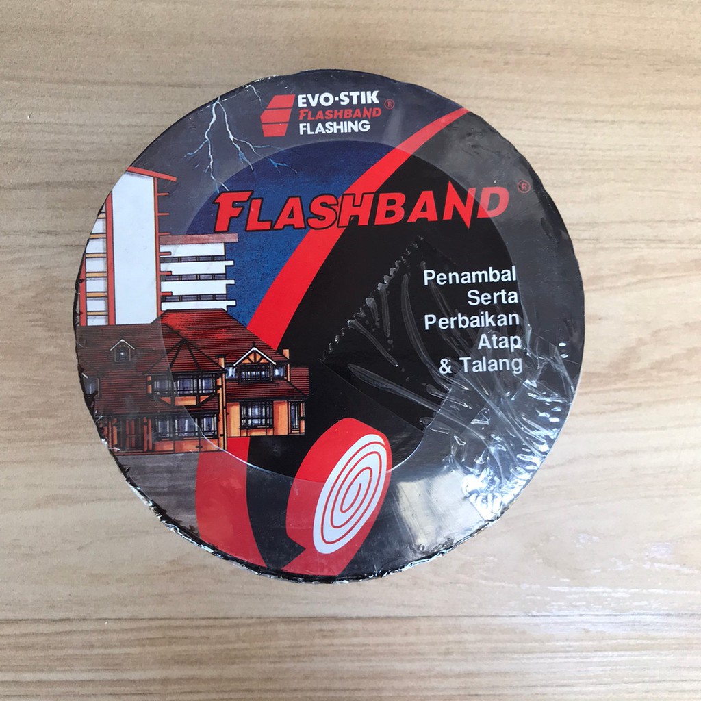 Jual FLASHBAND LAKBAN 10 cm LEM ATAP SENG ASBES ANTI BOCOR TAMBAL PENAMBAL ATAP GENTENG ASBES ...