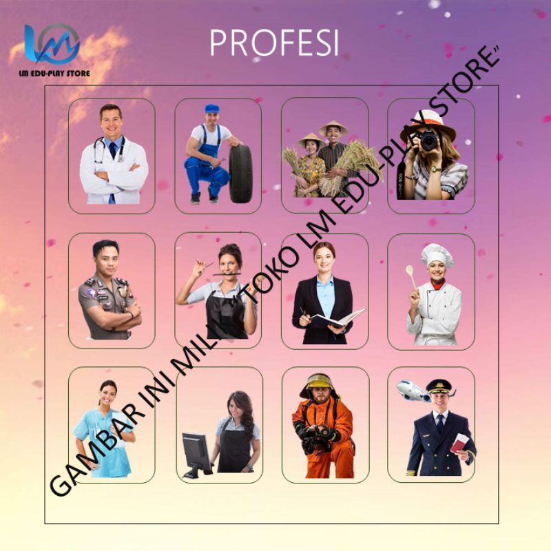 Jual FLASHCARD Seri Profesi & Tempat Kerja | Shopee Indonesia