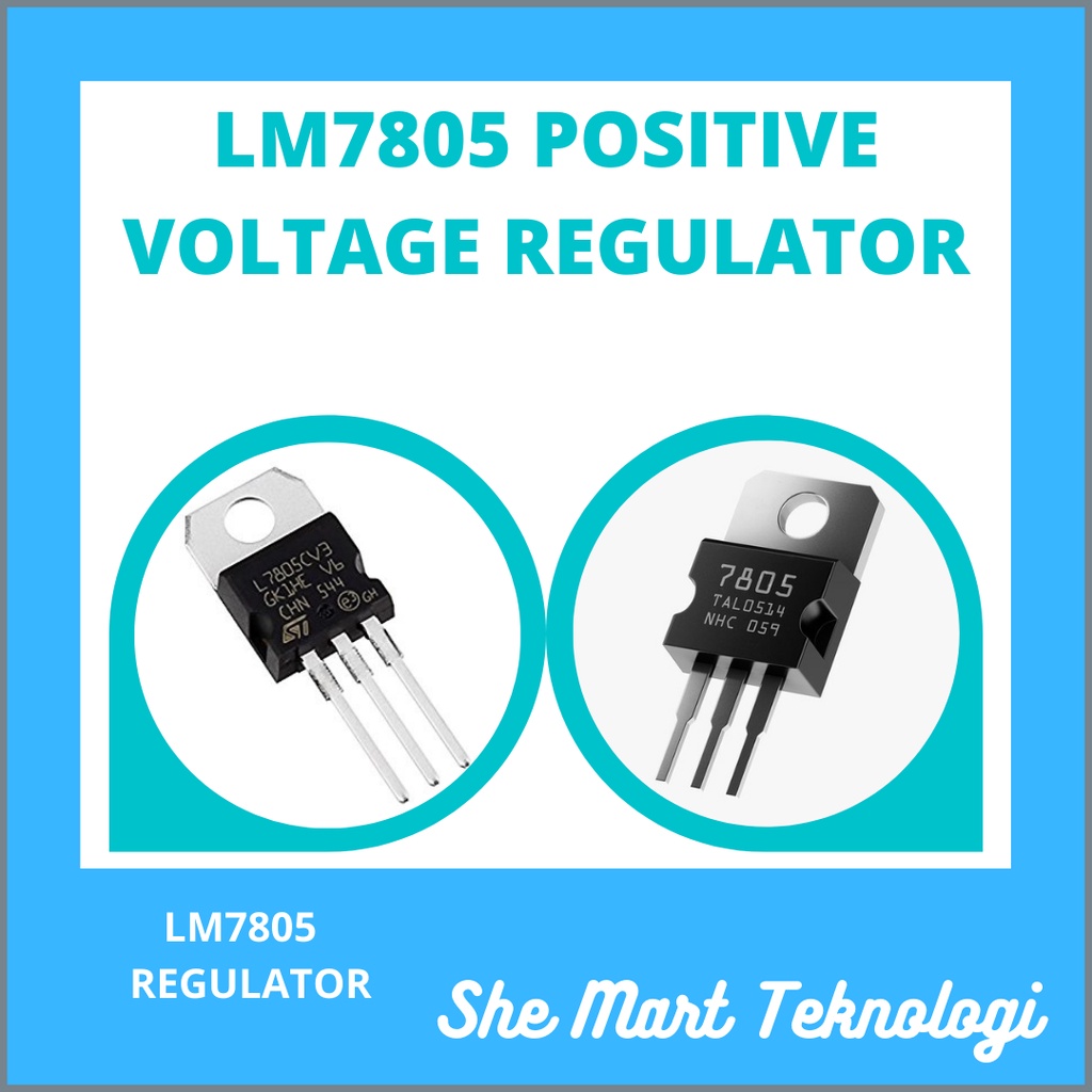 Jual Positive Voltage Regulator 5V TO-220 L7805CV L7805 7805 LM7805 | Shopee Indonesia