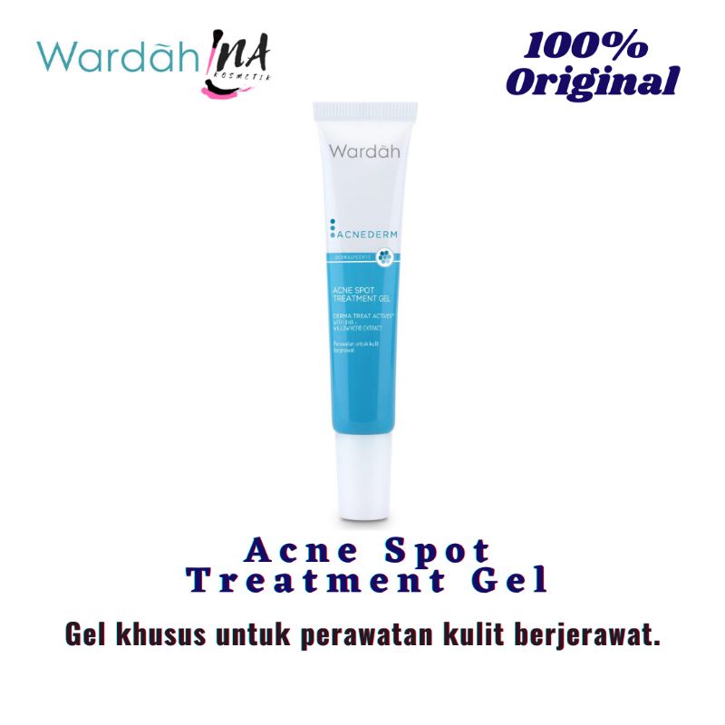 Jual Wardah Acnederm Spot Treatment Gel 15 ml | Shopee Indonesia