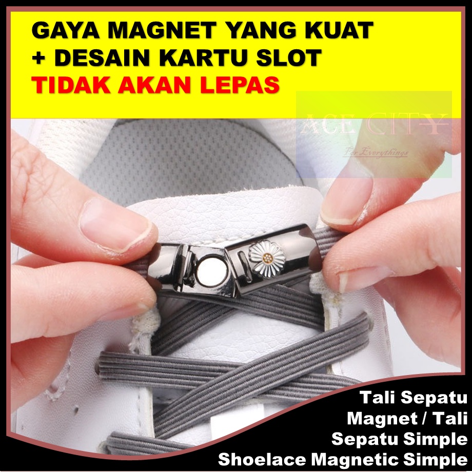 Jual Tali Sepatu Magnetic / Tali Sepatu Simple / Shoelace Magnetic ...