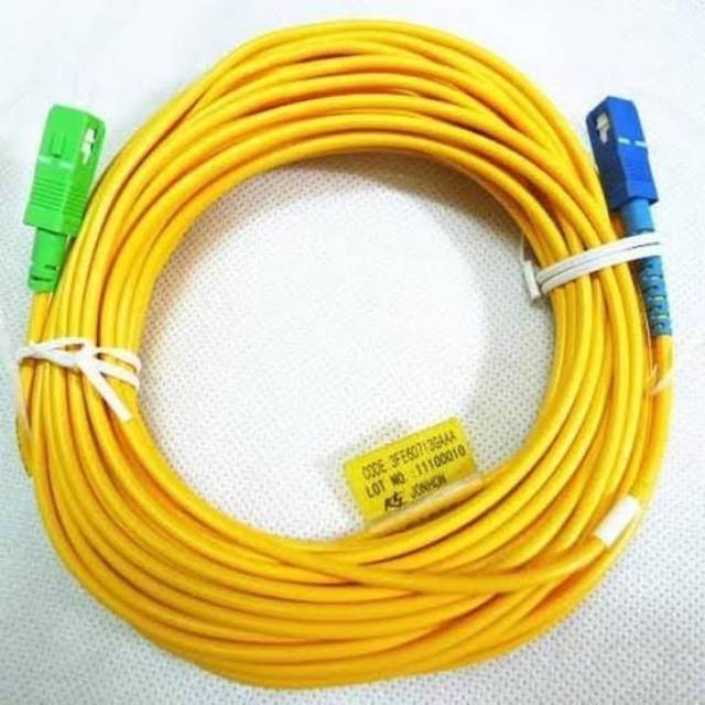 Jual 10m Patchcord SC Apc - SC Upc Fiber Optic Patch Cord SC-SC Patch Core Simplex | Shopee ...