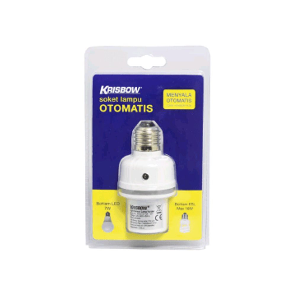 Jual Krisbow Soket Lampu Otomatis Dengan Sensor Merdeka Hardware ...
