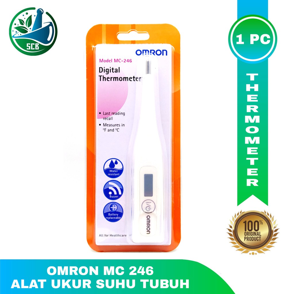 Jual Thermometer/ Termometer Omron MC 246 / MC 341 / MC 343F - Termometer suhu badan | Shopee ...