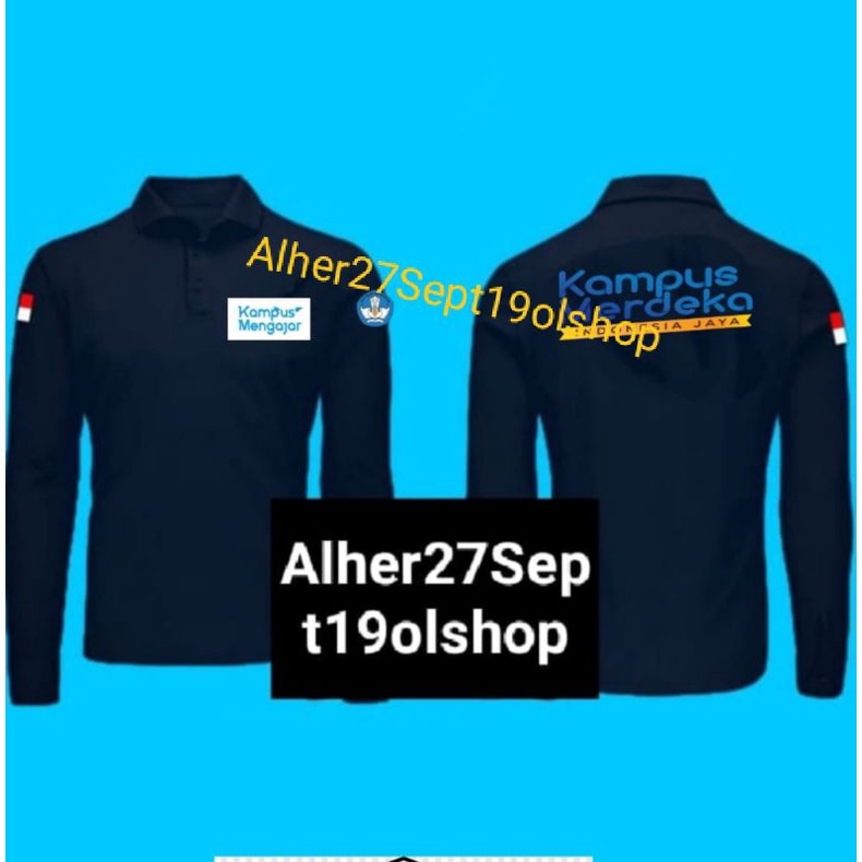 Jual kaos kampus merdeka baju kampus merdeka kaos kerah kampus merdeka ...