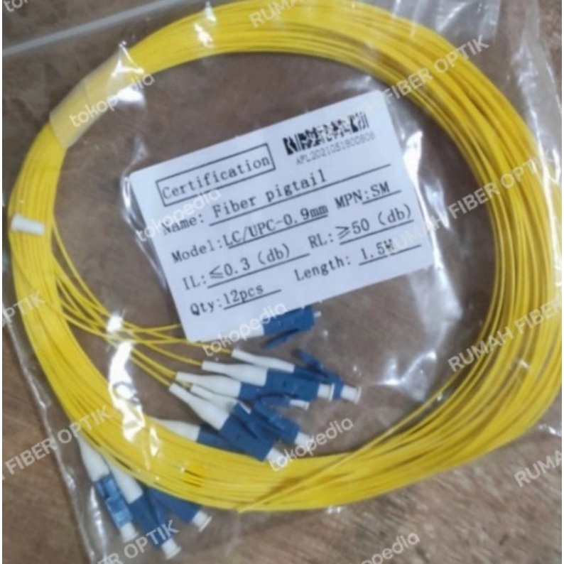 Jual pigtail LC/pigtail LC 0,9mm | Shopee Indonesia
