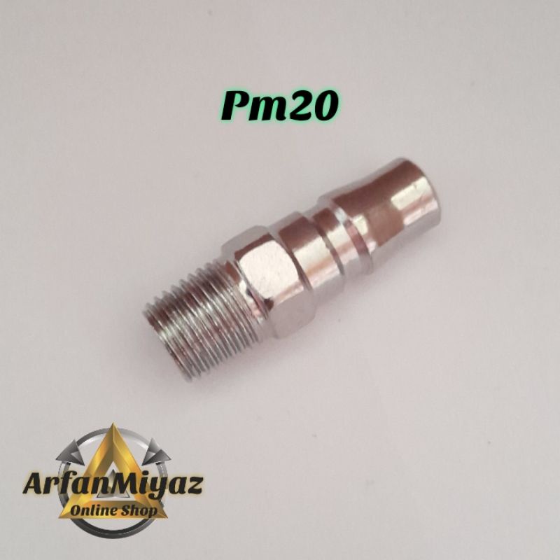 Jual Quick Coupler Male Dan Female 1/4 Sambungan Selang Angin Kompresor ...