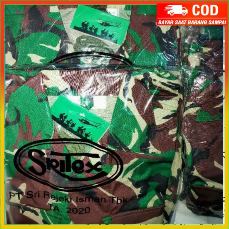 Jual seragam / Pakaian / Perlengkapan / Baju PDL TNI jatah terbaru ...