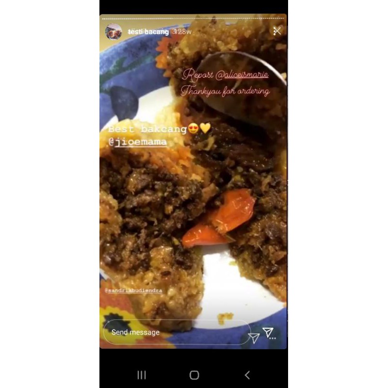 Jual READY STOCK! Bakcang bacang halal (ayam) atau NON Halal (babi) by ...