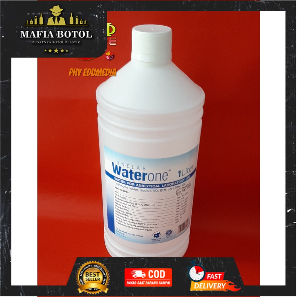 Jual Waterone OneMed 1 Liter / Aquabides / Purified Water 1 Liter ...