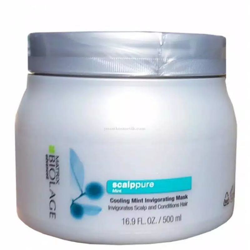 Jual MATRIX Sclappure Mint Cooling mask 500 Ml/masker rambut | Shopee ...