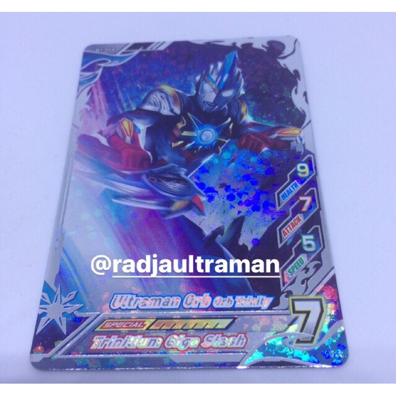 Jual Ultraman Card R/B Silver Rare B1-014 Ultraman Orb Trinity Original ...