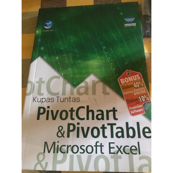 Jual Buku Preloved Kupas tuntas pivotchart dan pivot table microsoft excel | Shopee Indonesia