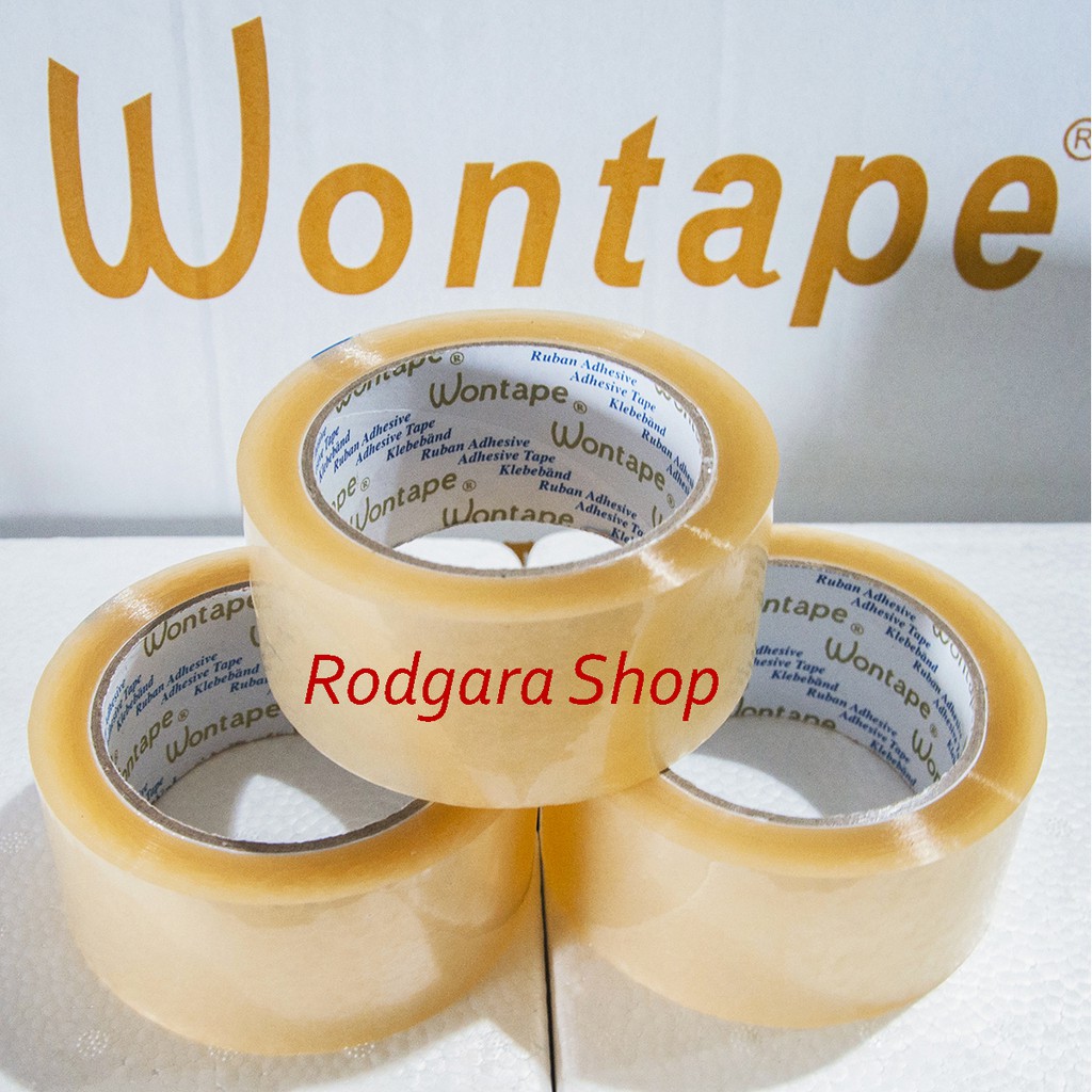 Jual Lakban Bening Wontape Gold 2 Inch Bukan Daimaru Nachi 100 Yard | Shopee Indonesia