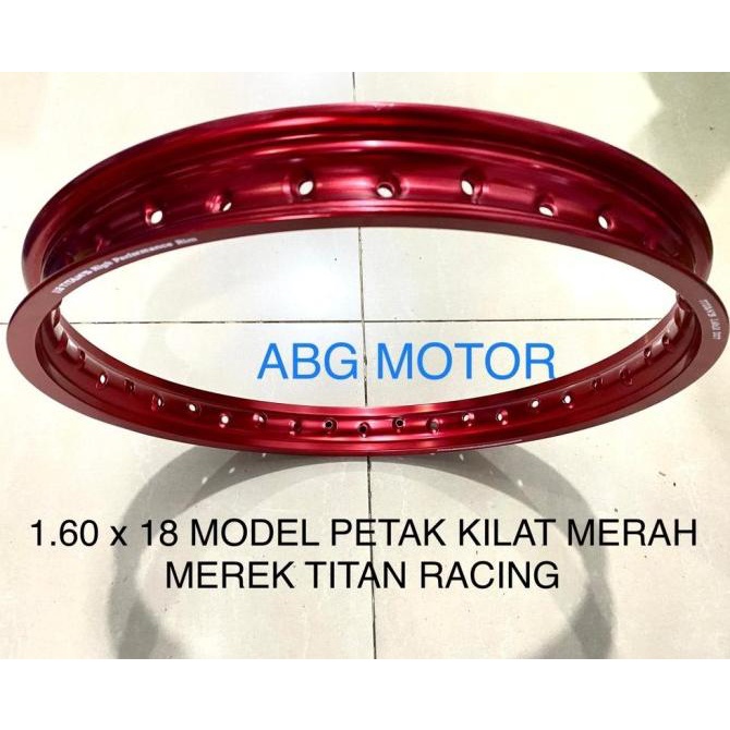 Jual VELG LINGKAR TITANS RX KING UKURAN 160 X 18 MODEL PETAK MERAH ...