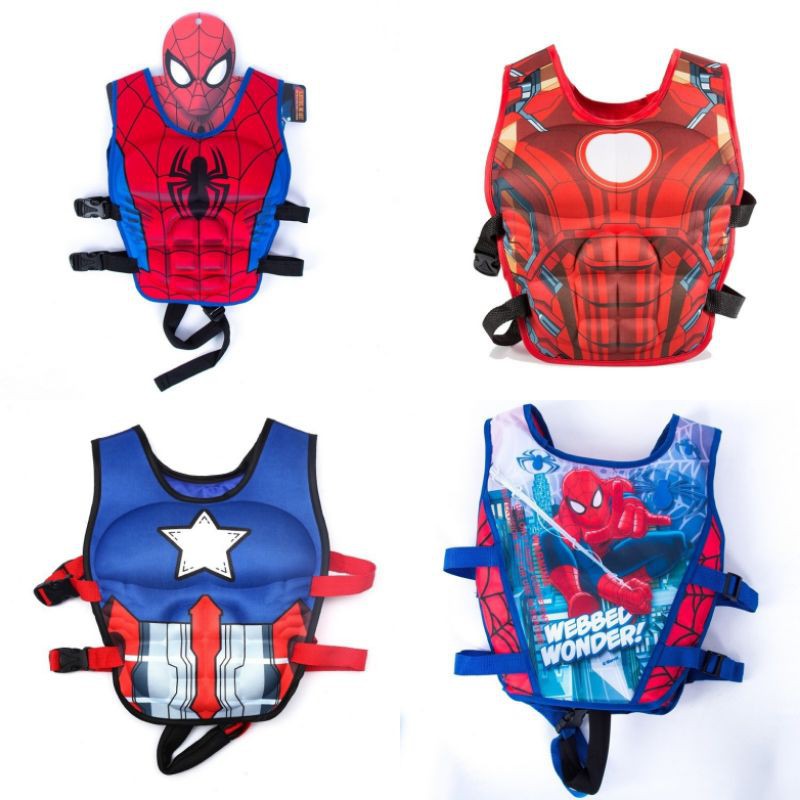 Jual LIFE JACKET KIDS - JAKET BAJU PELAMPUNG ANAK SUPERHEROES AVENGERS ...