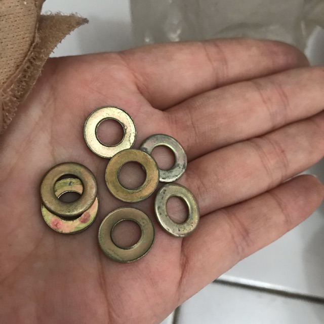 Jual Ring plat M6 . Ring baut kuningan . Lobang 6mm | Shopee Indonesia