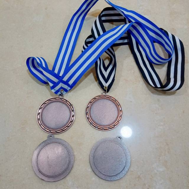 Jual Medali Logam Mendali Besi Medali Emas Perak Perunggu 1 Muka Satuan ...