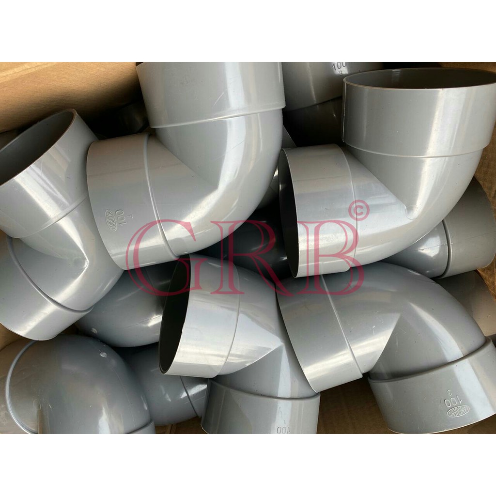 Jual KENI / KNEE D 3 INCH BUKAN RUCIKA FITTING PVC SAMBUNGAN L PVC 4 ...