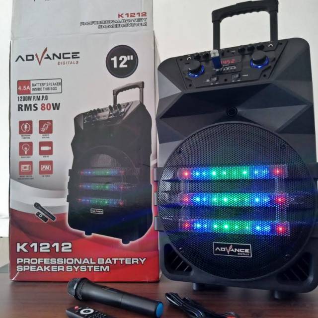 Jual Speaker Meeting portable Advance K1212 12inch | Shopee Indonesia