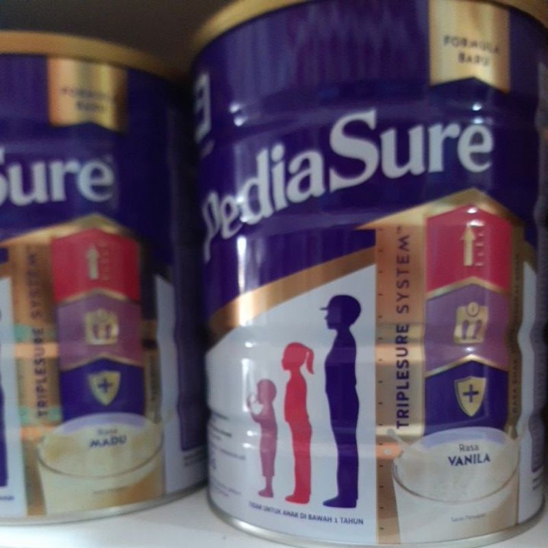 Jual SUSU ANAK - Pediasure Triplesure / Pediacomplete Vanilla / Madu / Coklat 400g/ 850g ...