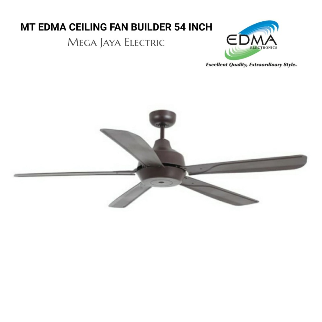 Jual MT EDMA CEILING FAN BUILDER 54 INCH REMOTE CONTROL AC MOTOR ...