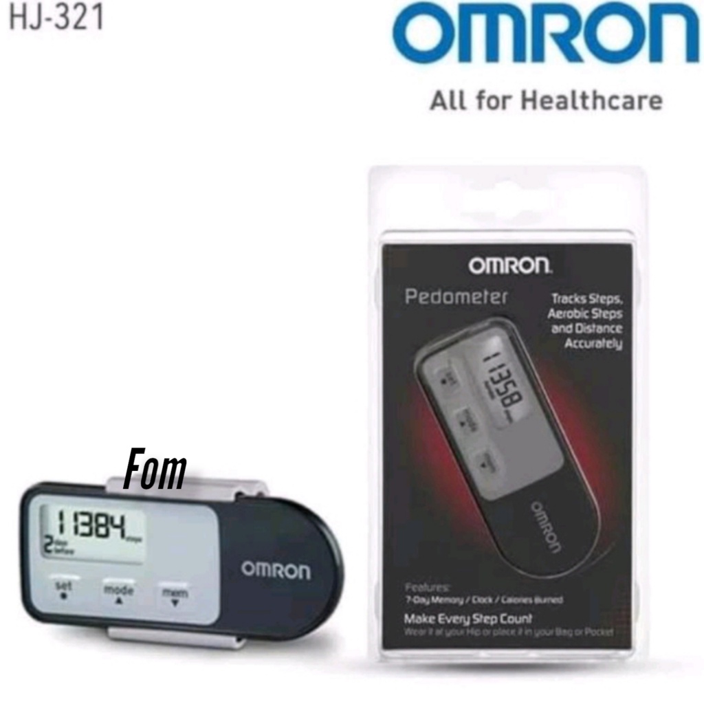 Jual New Omron Walking Style Pedometer OMRON HJ 321 - HJ 320 | Shopee ...