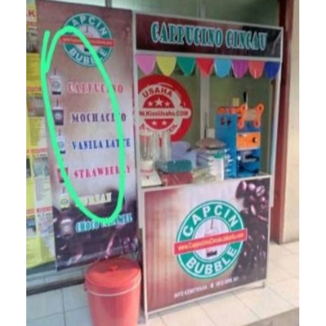 Jual stiker meteran dan spanduk Boba | Shopee Indonesia