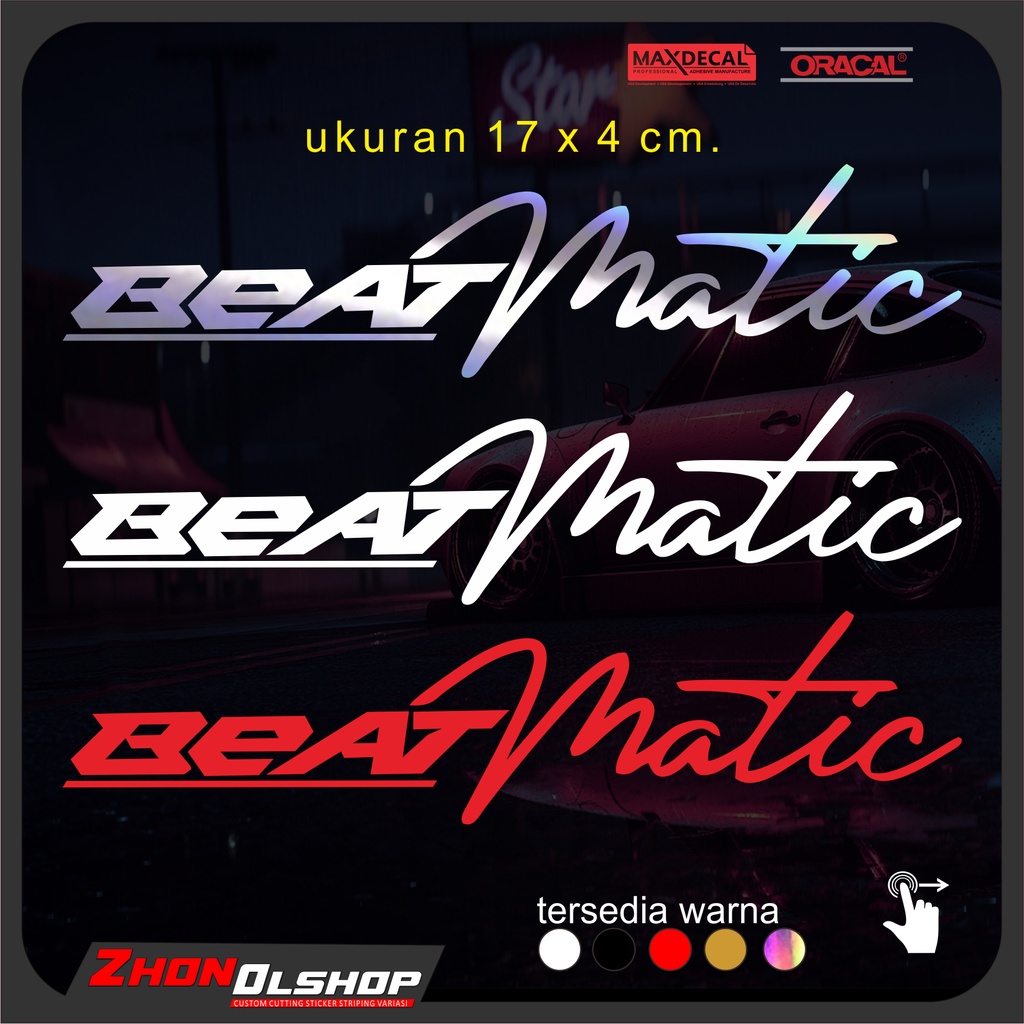 Jual STIKER BEAT MATIC STIKER BEAT STIKER BEAT STYLE STIKER BEAT AKSARA ...