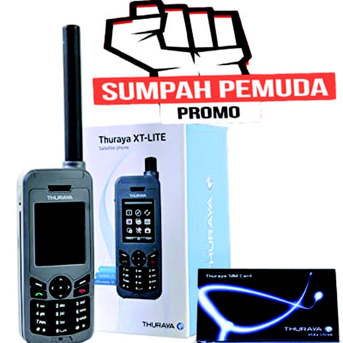 Jual Promo menyambut hari sumpah pemuda Thuraya Xt lite free simcard pulsa 10 unit | Shopee ...