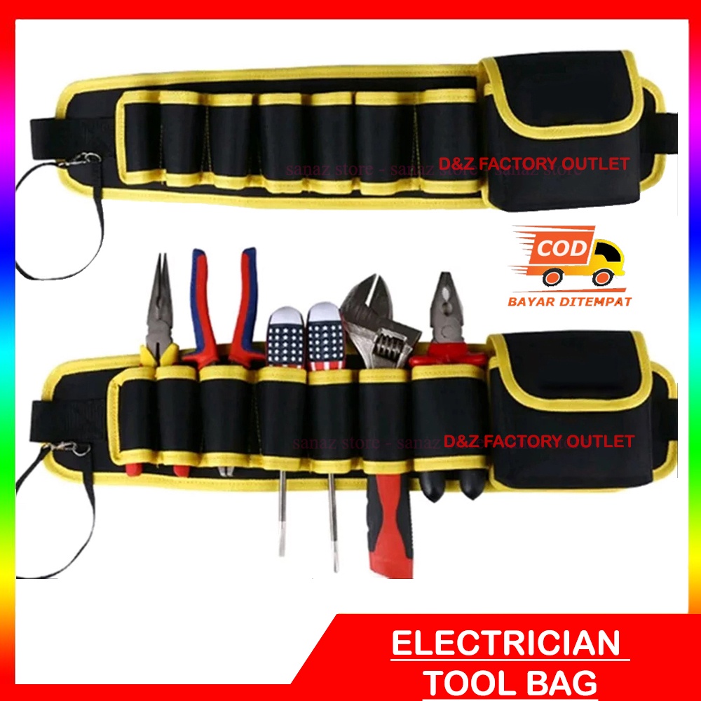 Jual Tas Perkakas Multifungsi Tools Bag Tas Pinggang Wadah Perkakas Tas ...
