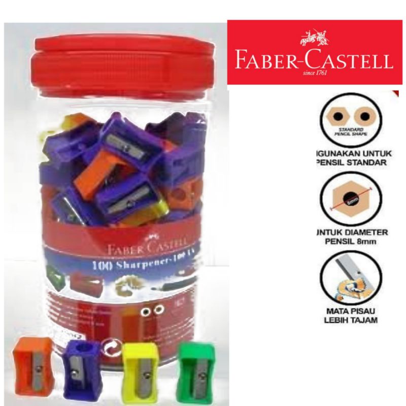 Jual Rautan Pensil Faber Castell Sharpaner/ Serutan Peruncing Pensil ...