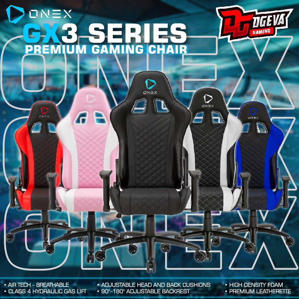 Jual ONEX GX3 Premium Gaming Chair Office - Kursi Kantor Gaming ...