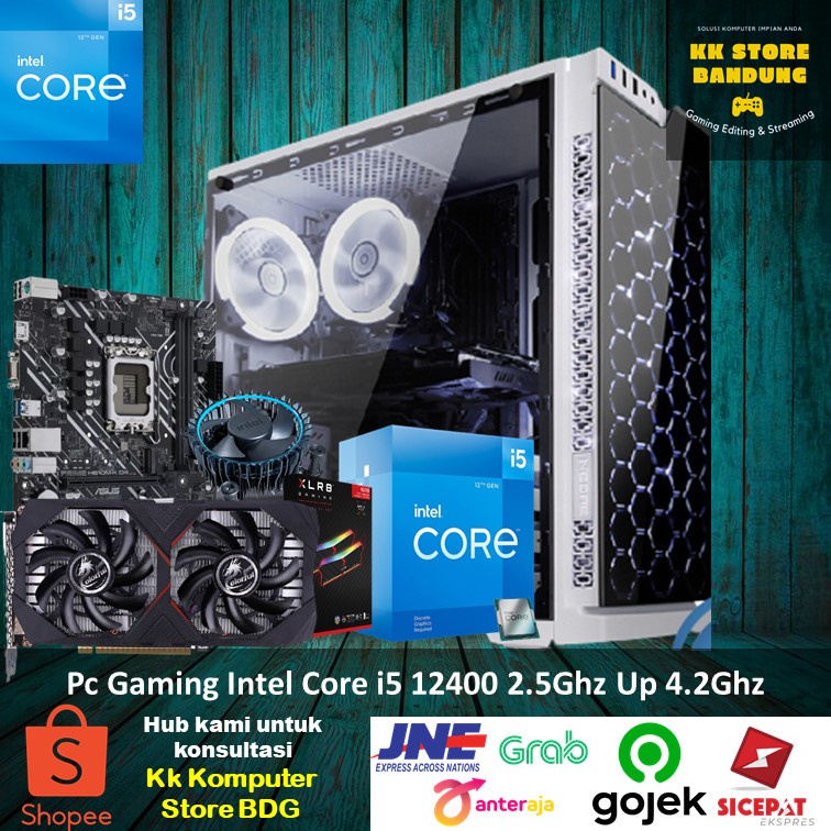 Jual Pc Gaming Intel Core i5 12400 Gen12 Ram32GB SSD 500GB Komputer Rakitan Gaming | Shopee ...