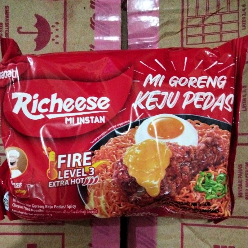 Jual richees mie goreng keju pedas | Shopee Indonesia