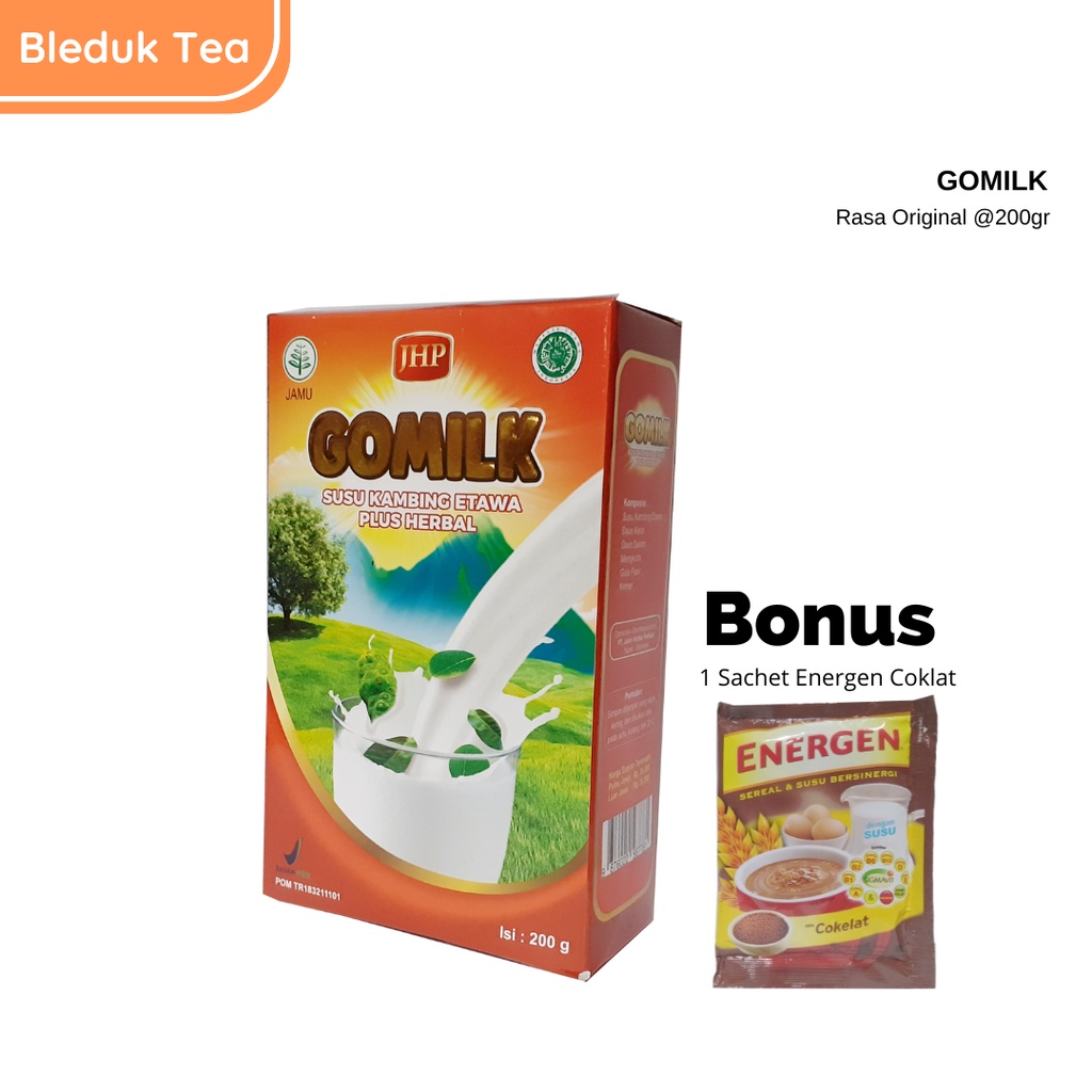Jual Gomilk SUSU KAMBING ETAWA BUBUK PLUS HERBAL Plus Daun Kelor Rasa ...