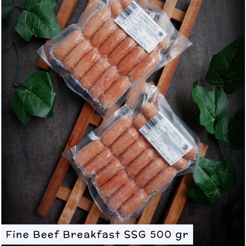 Jual SOSIS SAPI - FINE BEEF BREAKFAST SAUSAGE HALAL NIKMAT | Shopee ...