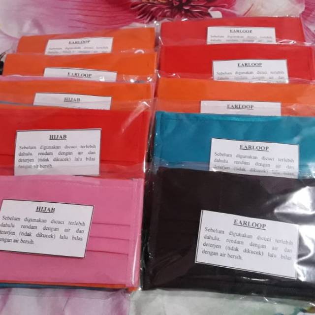 Jual SURABAYA TMO MASKER BHN SPUNBOND TEBAL 50 PCS 2 LAPIS BISA ISI ...